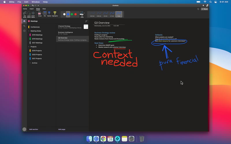 How to Draw and Annotate in Microsoft Office while Screen Mirroring